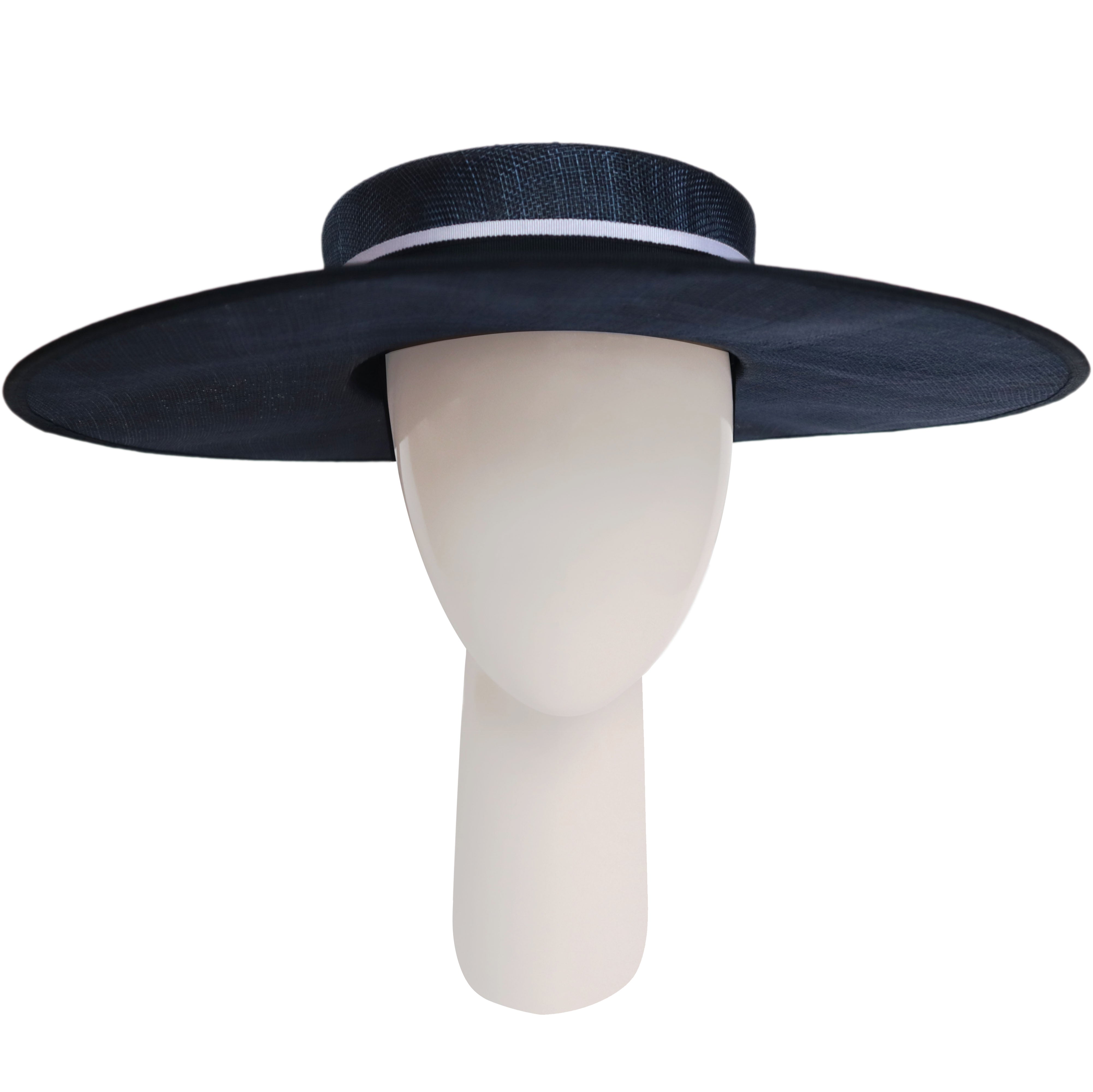 Matador Hat in Dark Navy / Ivory – Lalage Beaumont